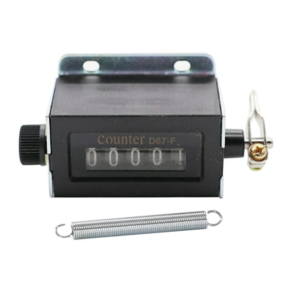 Mechanical Counter 5 Digit Flame Retardant Metal Shell Resettable ...