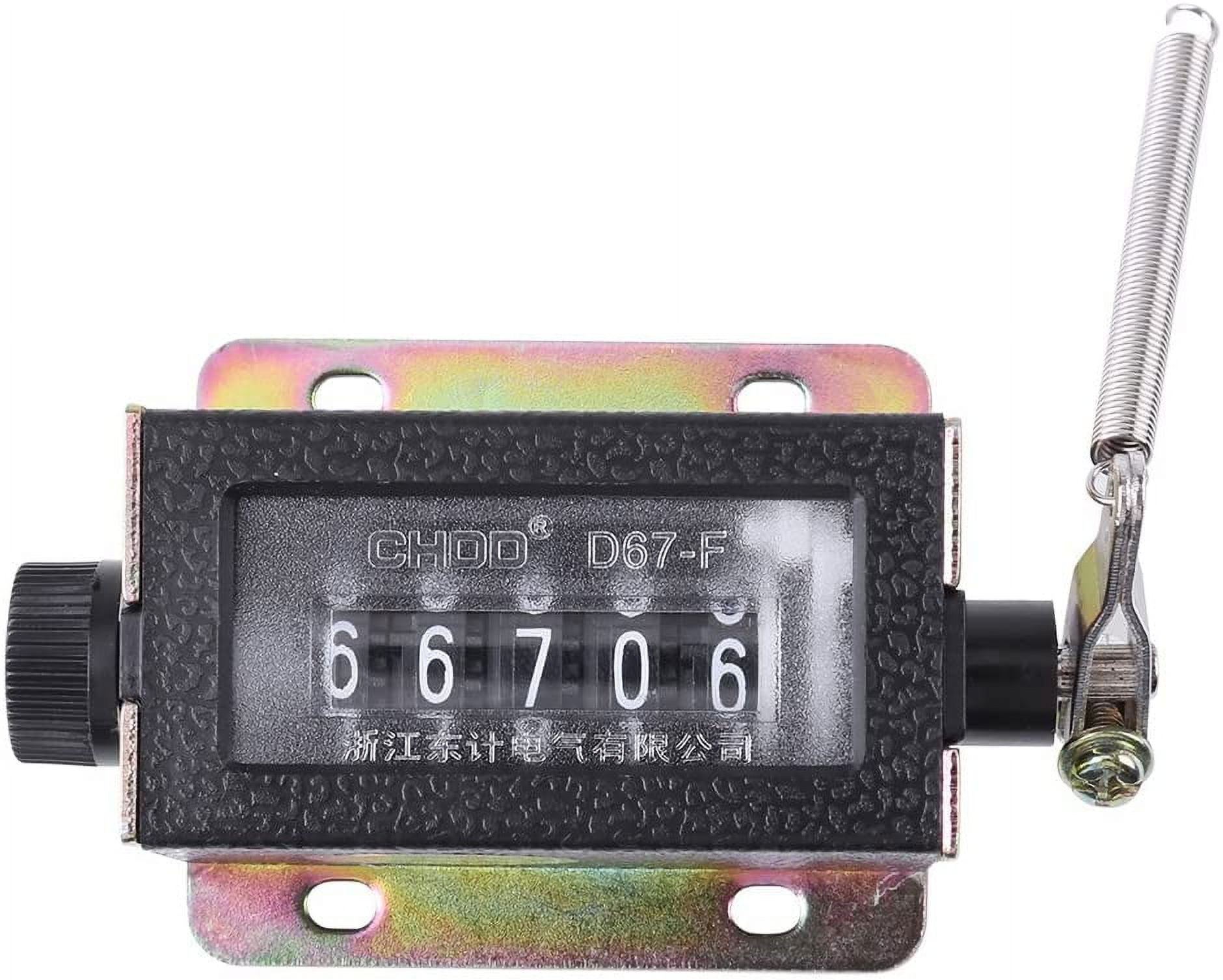 Mechanical Counter D67?F 200 per Minute Digit Counter Resettable Manual ...