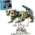 Mechanical Crocodile Building Blocks Set, 996-Piece Movable Animal ...