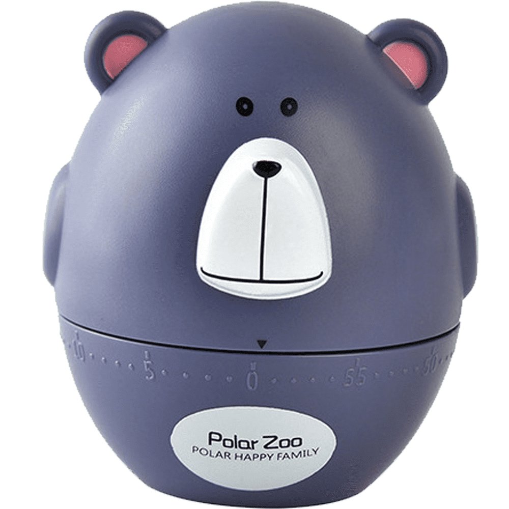 Mechanical Cute Kitchen Timer, 60-Minute Wind Up Dial Rotating ...