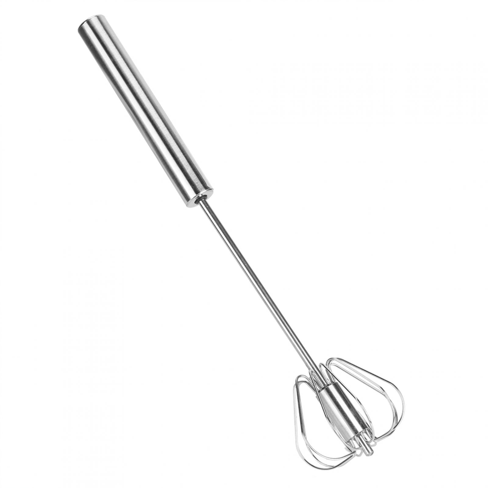 Stainless Steel Egg Whisk, Semi-Automatic Whisks With Mechanical Design ...