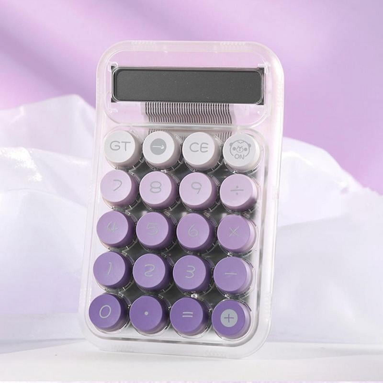 Mechanical Desktop Calculator with Large LCD Display - Dual Power Solar ...