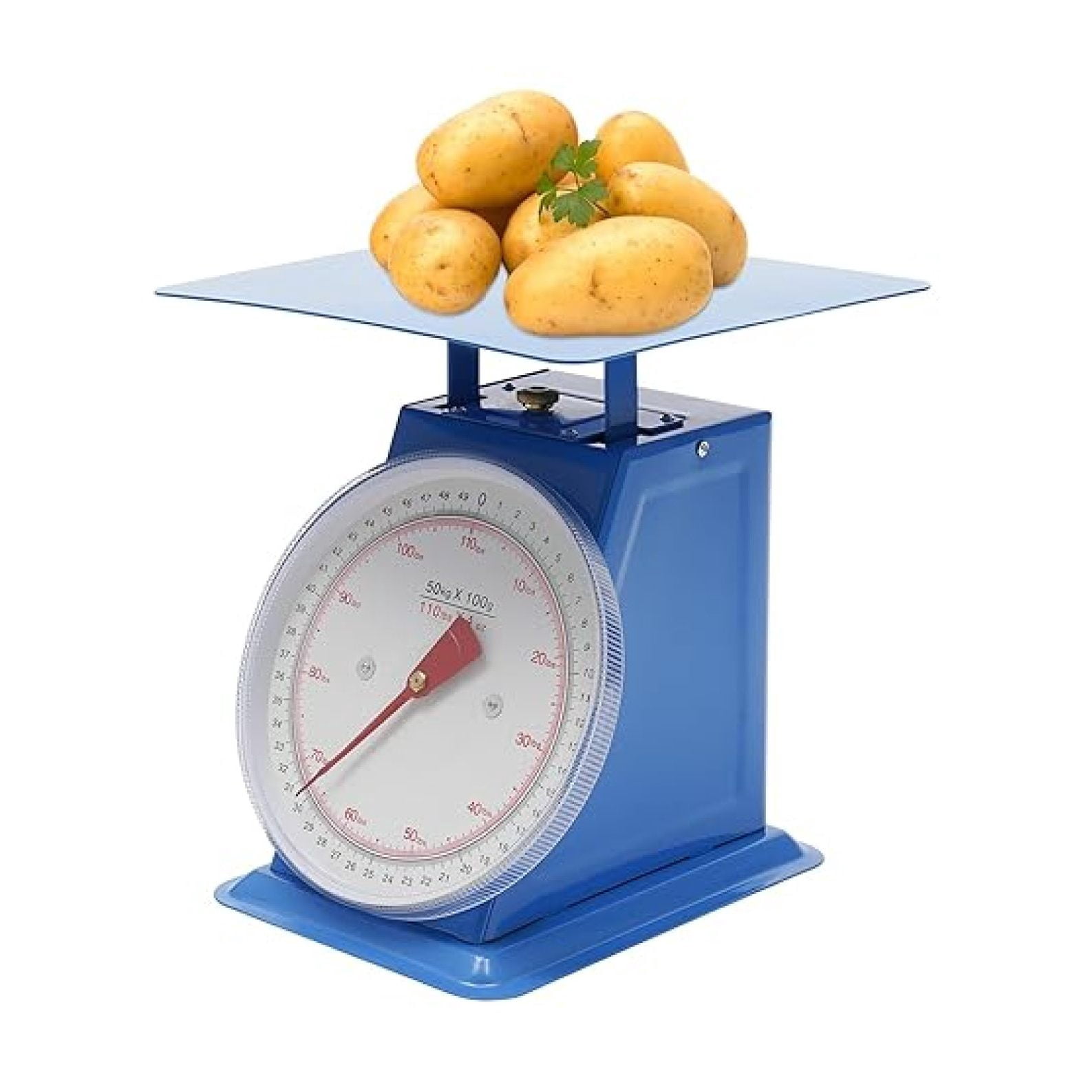Mechanical Dial Scale, 50kg/110 lbs Heavy Duty Portion-Control ...