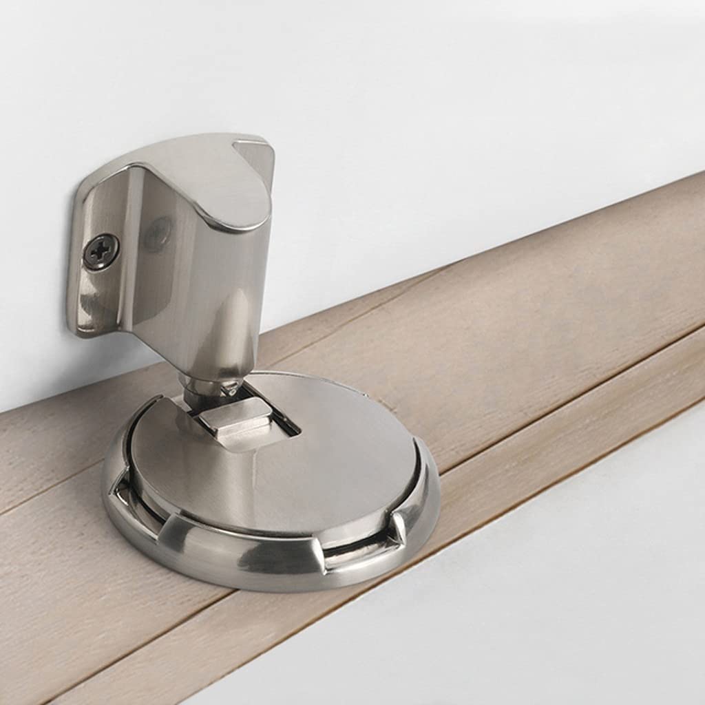 Mechanical Doorstop Nail-Free Sticker Zinc Alloy Door Stopper Heavy ...