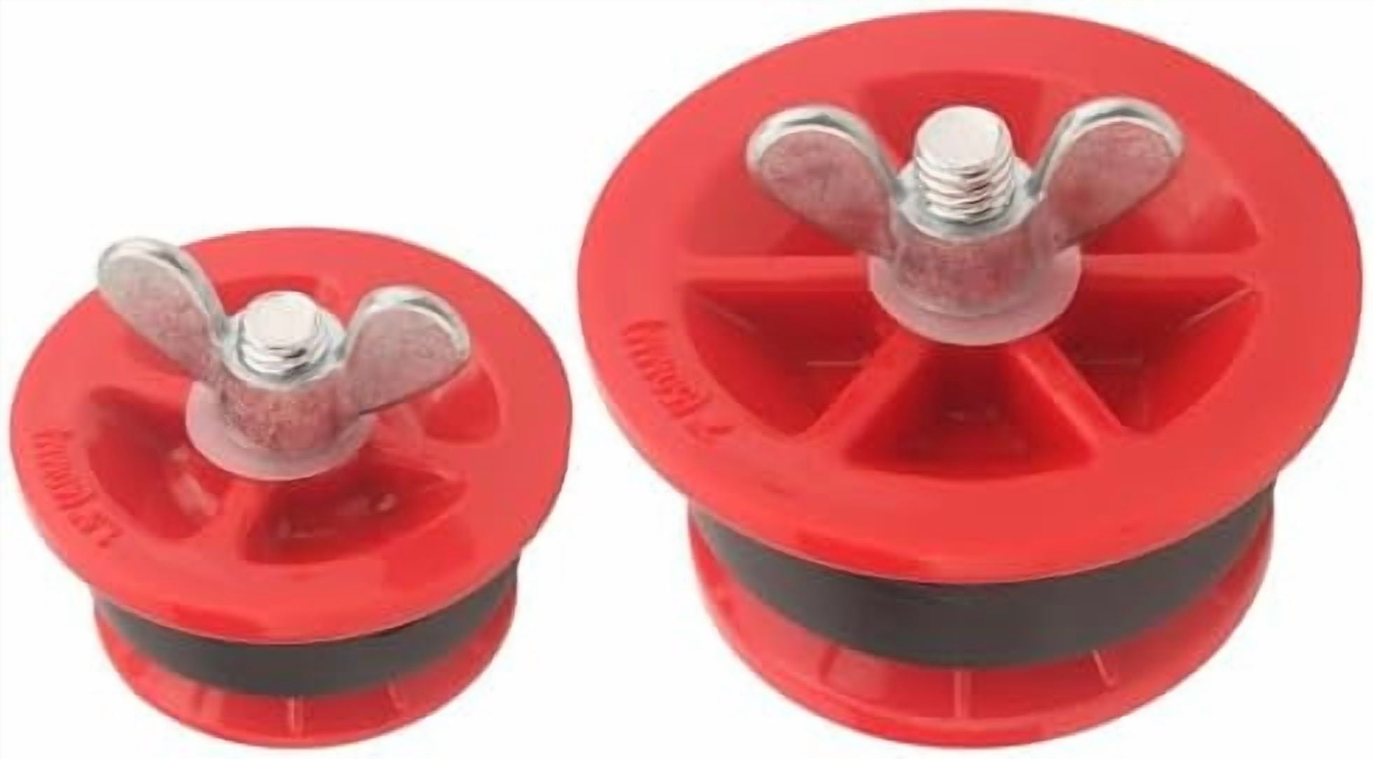 Mechanical End-of-Pipe Gripper Plug for 1-1/2 in & 2 in Pipes, for Pipe ...