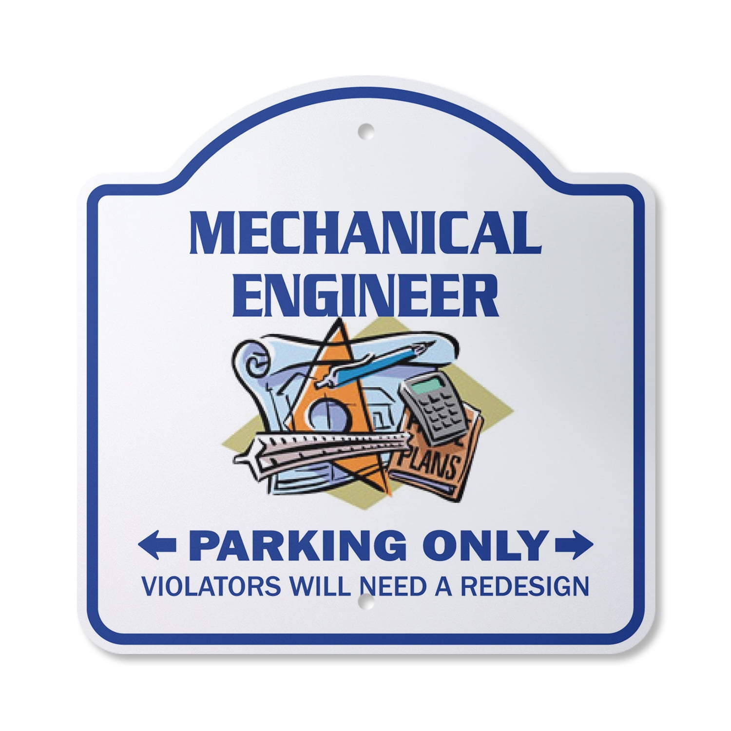Mechanical Engineer 14" X 14" Sign | Indoor/Outdoor Plastic ...