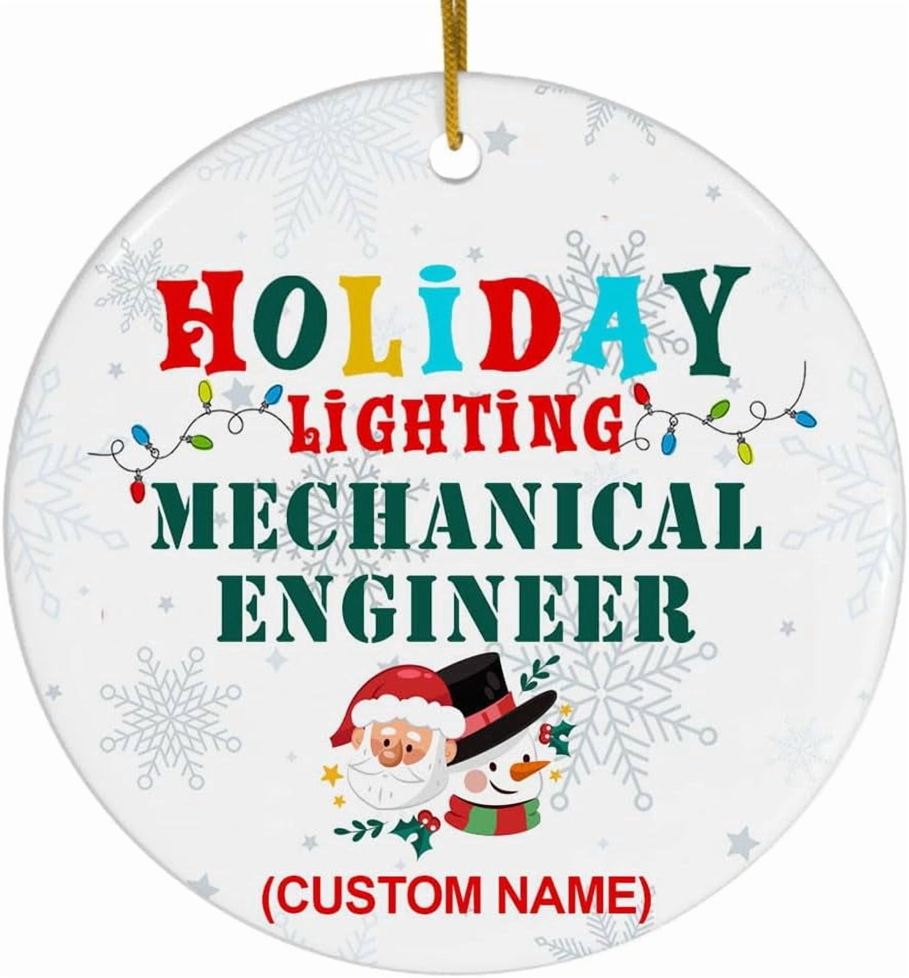 Mechanical Engineer Christmas Ornaments 2025 for Women Friendship ...