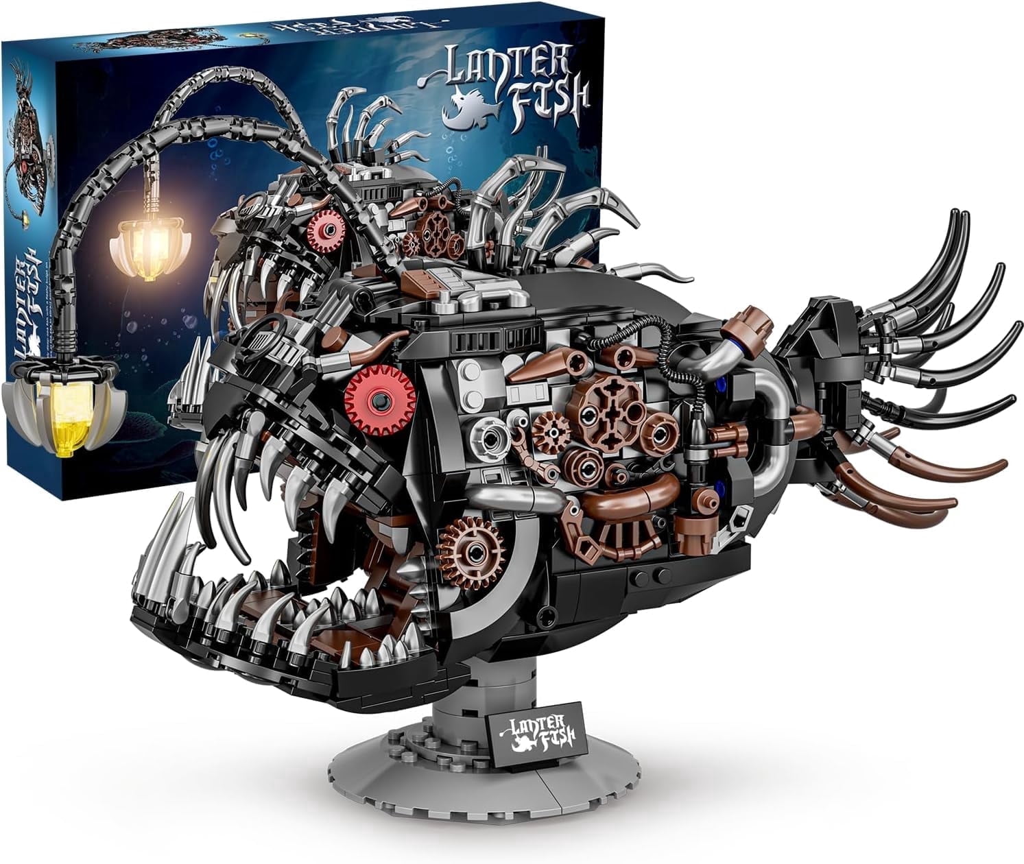 Mechanical Fish Building Blocks Set Compatible with Lego Collectible ...