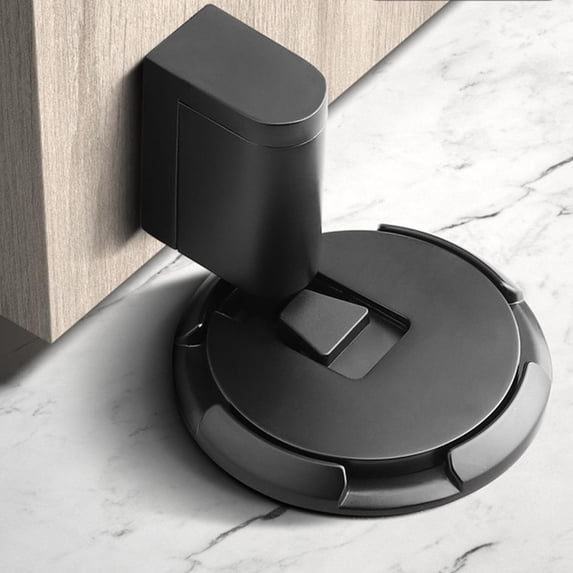 Mechanical Floor Door Stopper, Punch-Free Mechanical Silent Floor Door ...