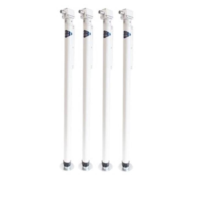 Adjustable Mechanical Four Corner Jacks Support Lift - Arctic White ...