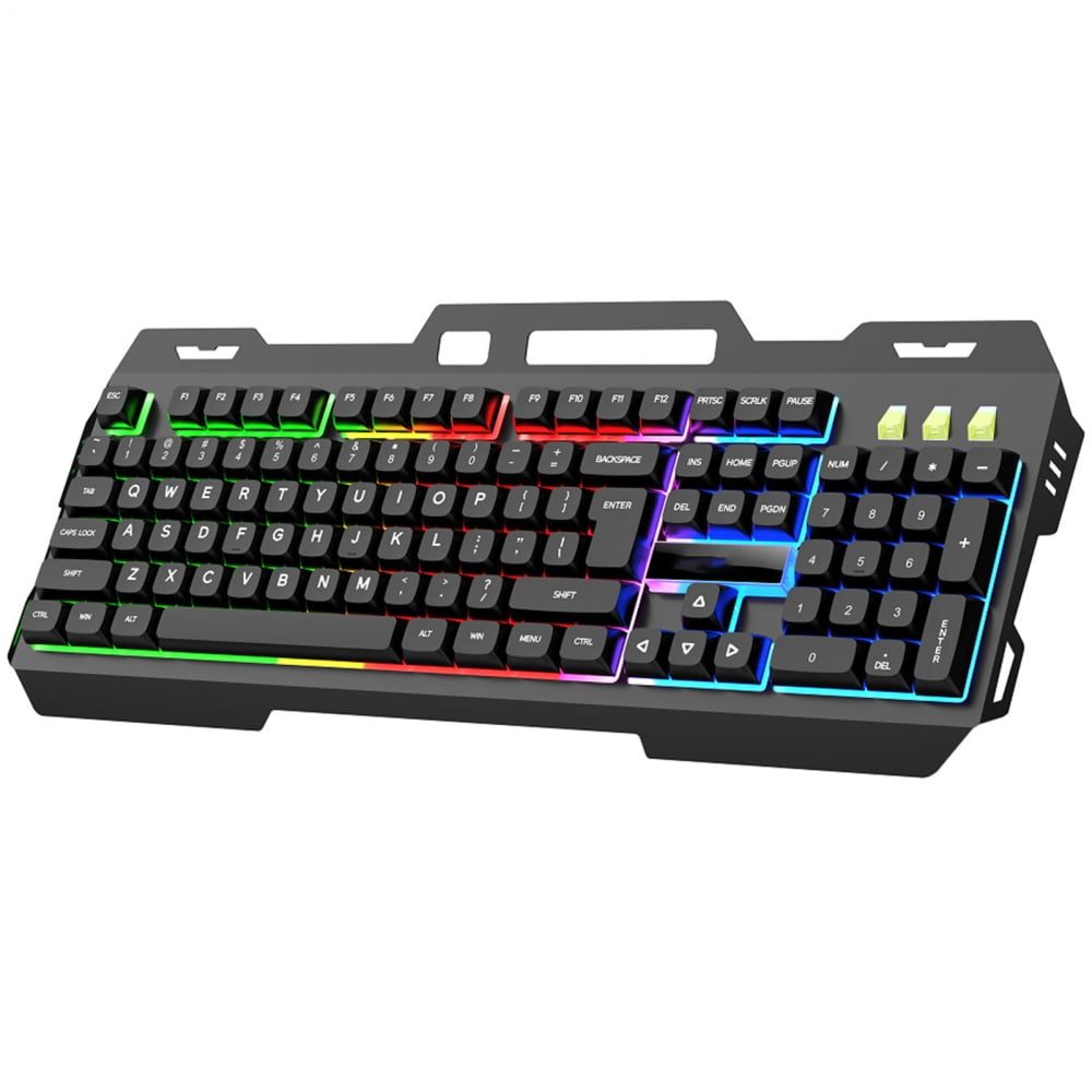 Mechanical Game Keyboard | Light Up RGB Mechanical Keyboard, Aesthetic ...