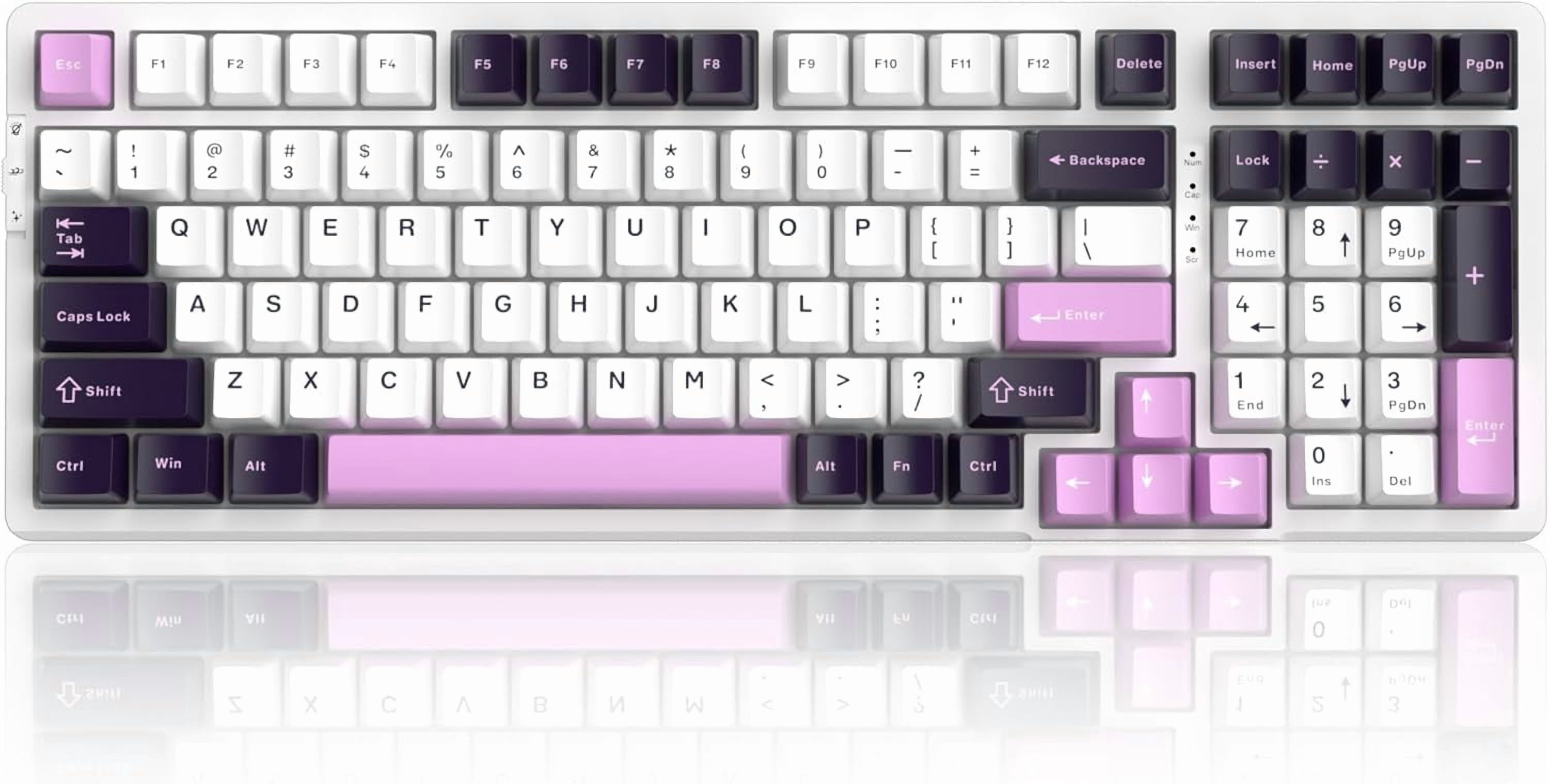 Mechanical Gaming Keyboard, 96% Gasket Hot Swappable Wired Custom ...