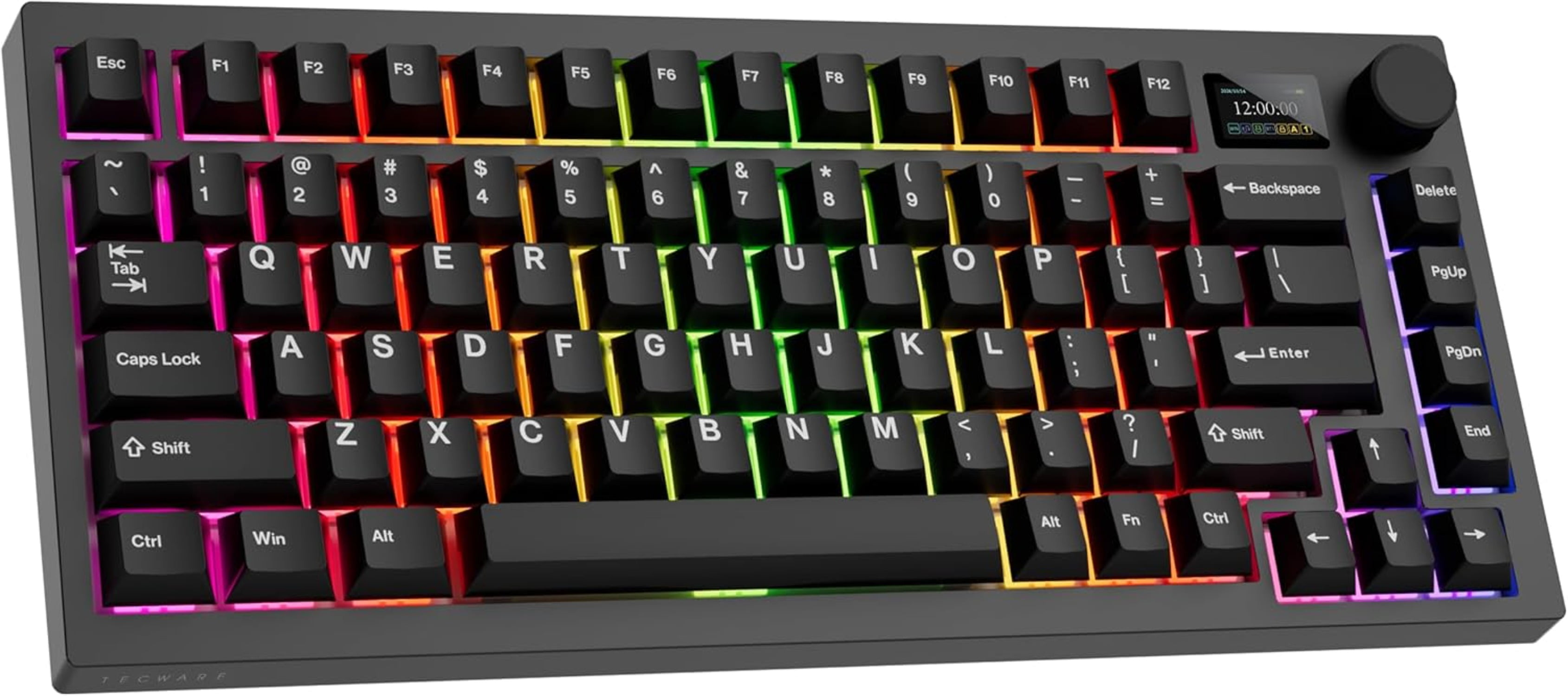 Mechanical Gaming Keyboard | Customizable LCD Screen | Tri-Mode ...