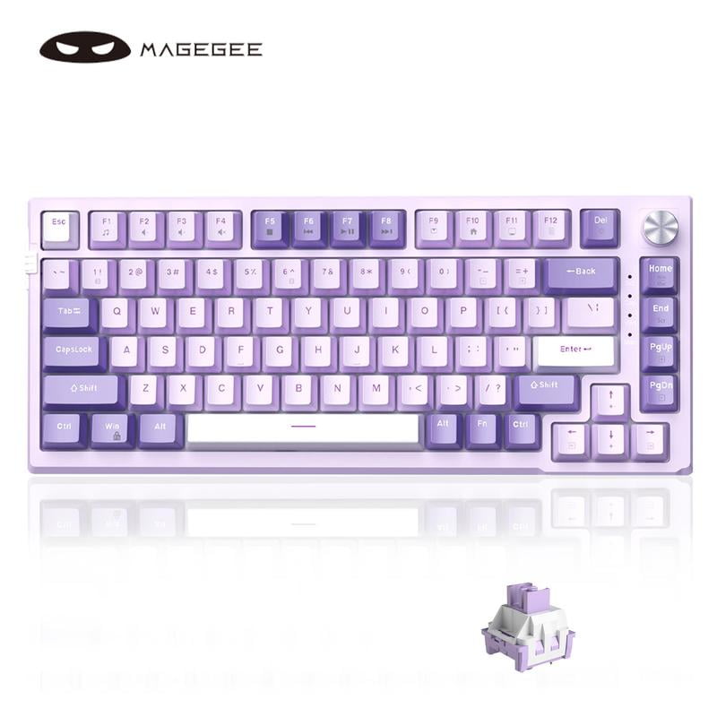 Mechanical Gaming Keyboard, Gasket Hot Swappable Wired Custom Creamy ...