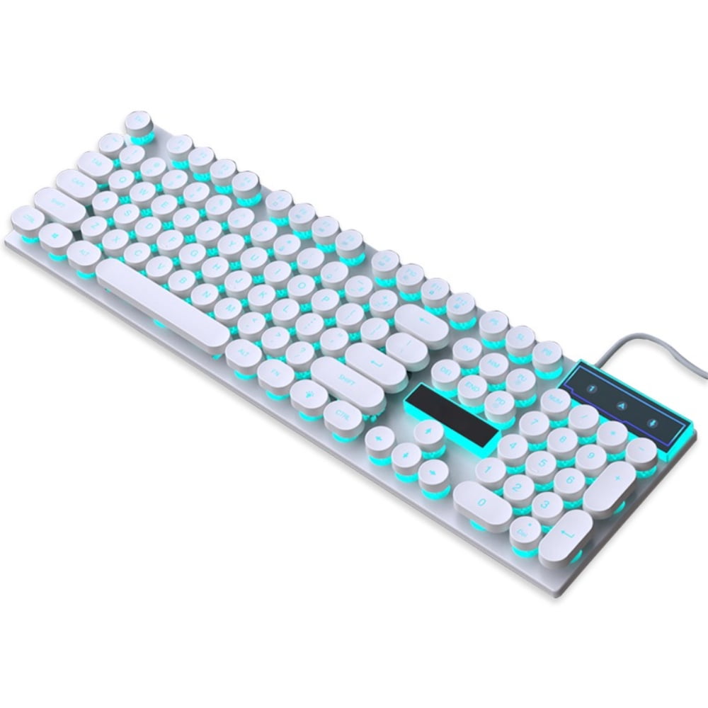 Hnjugfe Mechanical Gaming Keyboard, Backlit Keys, Wired, Gaming ...