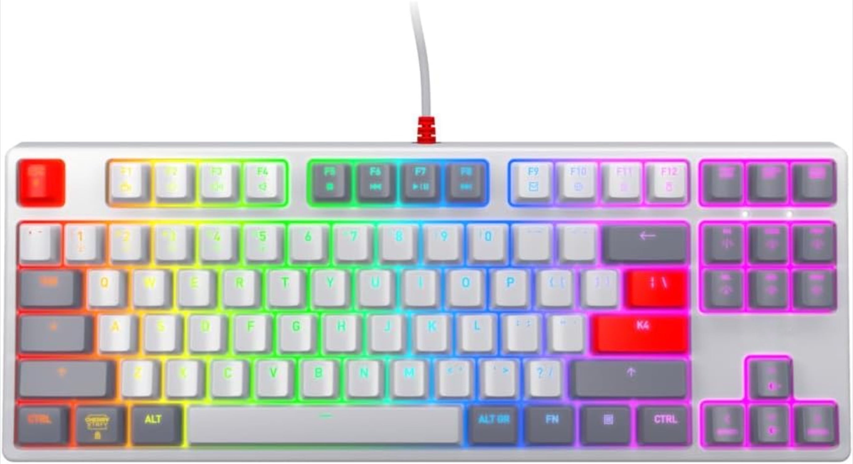 Mechanical Gaming Keyboard | Wired Without Number Keypad | RGB Lighting ...