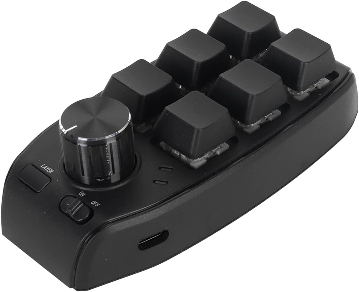 Mechanical Gaming Keypad, Mini Keyboard, 6 Keys, 1 Knob Red Switch ...