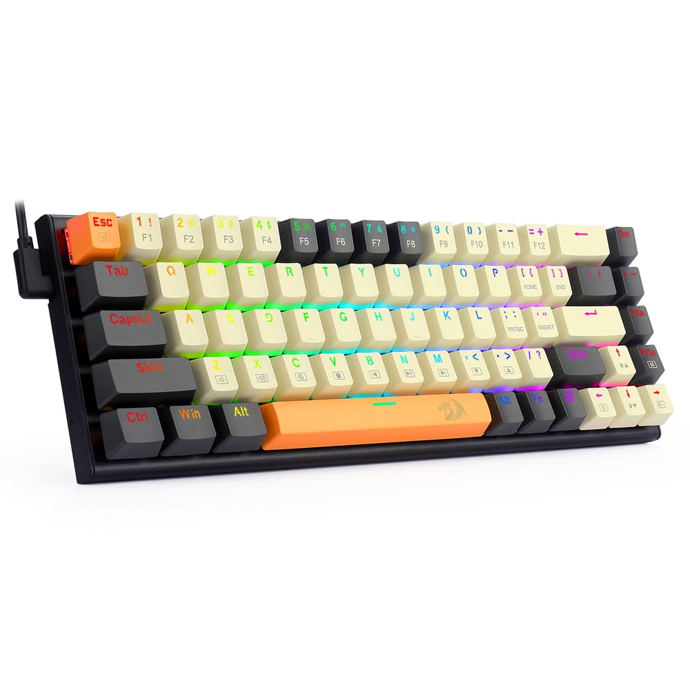 Mechanical Gaming keyboard Redragon K633CGO-RGB Ryze, 68 keys RGB ...