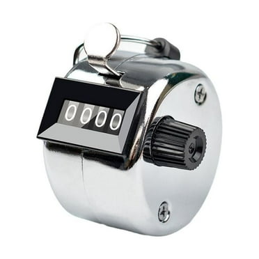 Toptie ABS Hand Tally Counter, 4-Digit Mechanical Golf Clicker Counter ...