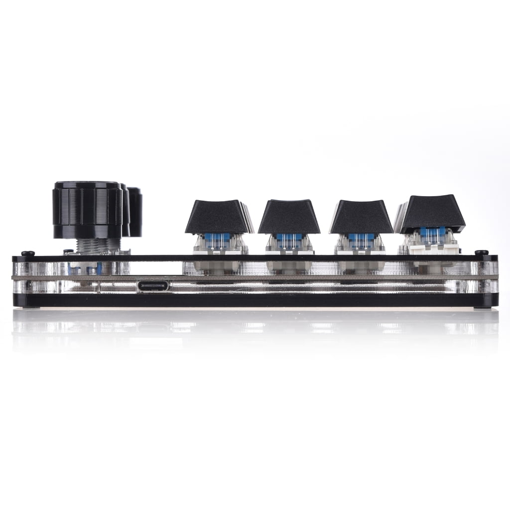Mechanical Keyboard 16 Keys Keyboard with 3 Knob Design Professional ...
