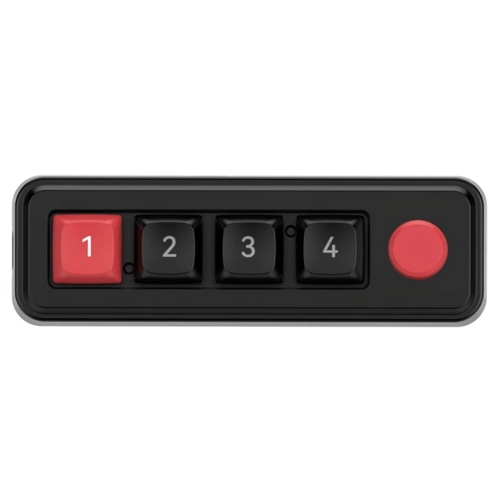 Mechanical Keyboard 4 Keys 1 Knob Macro Programming Keyboard RGB Wired ...