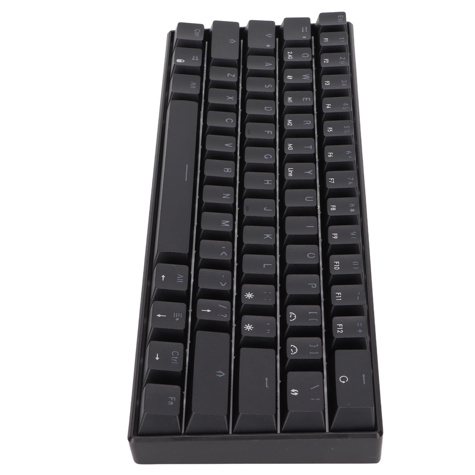 Mechanical Keyboard 61 Keys Three Modes Support Wireless Portable ...
