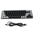 Mechanical Keyboard 68?key Red Shaft Green Shaft Dual Color RGB Backlit ...