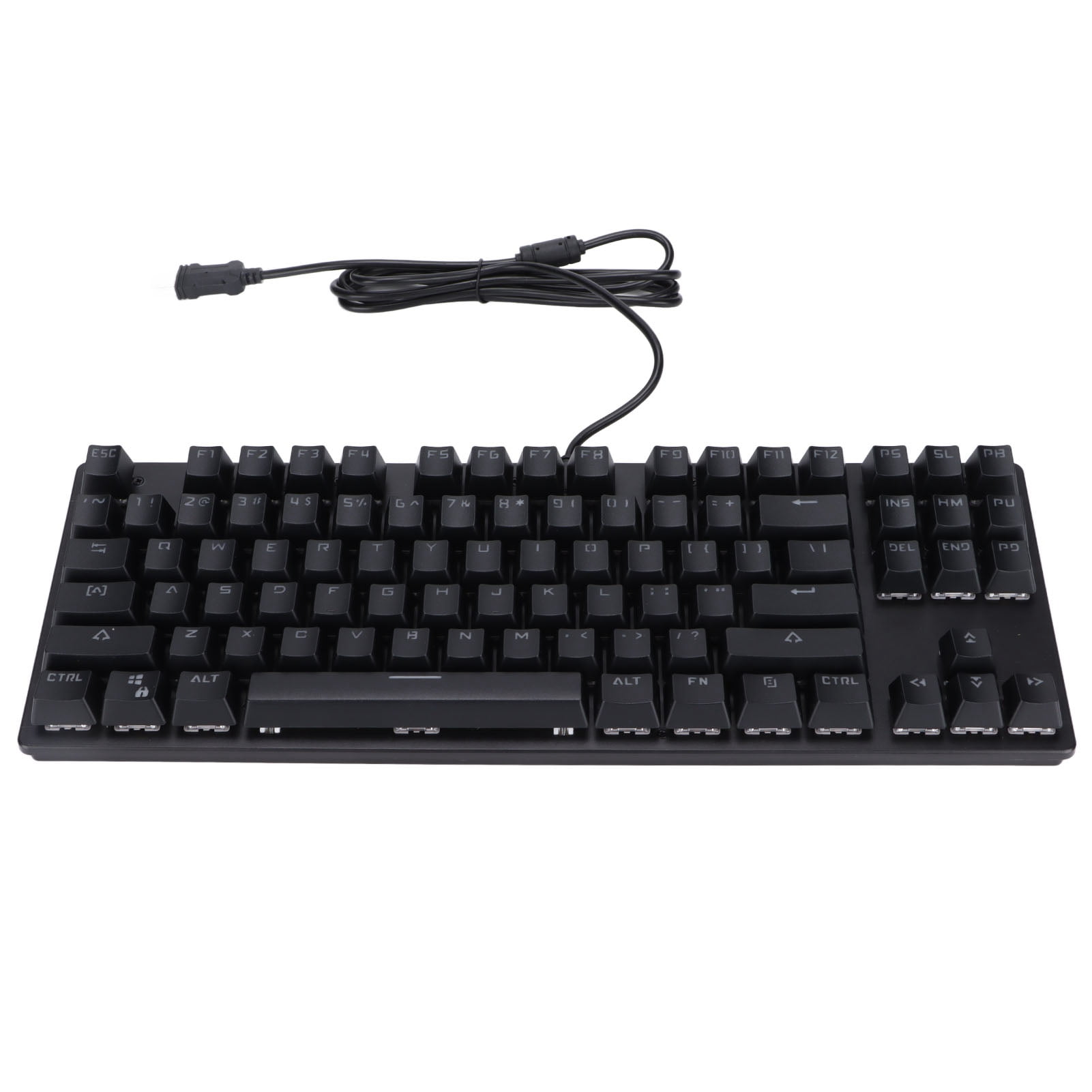 Mechanical Keyboard Black USB Wired Green Axes 87?key RGB Mechanical ...
