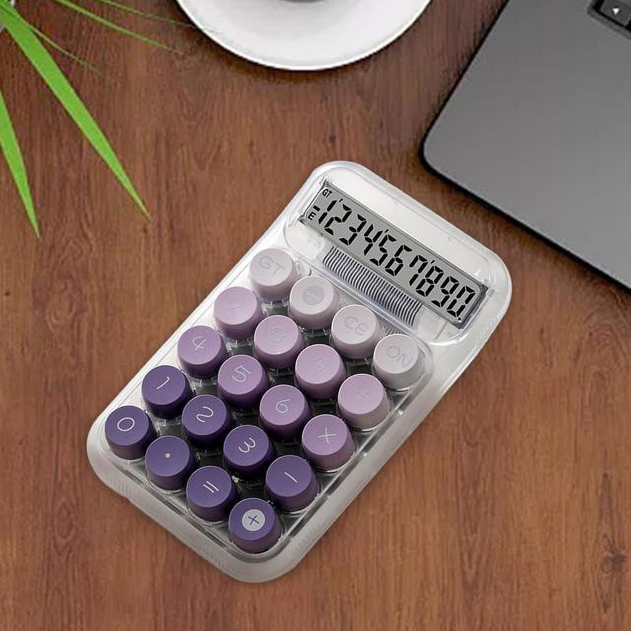 Mechanical Keyboard Calculator Clear Handheld Easy to Read with LCD ...