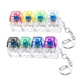 Mechanical Keyboard Clicker Toy Portable Finger Clicker Keychain with ...