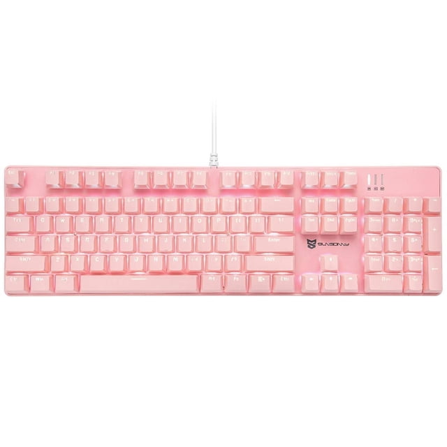 Mechanical Keyboard Gaming Keyboard | Red Switch Pink Backlit Keyboard ...