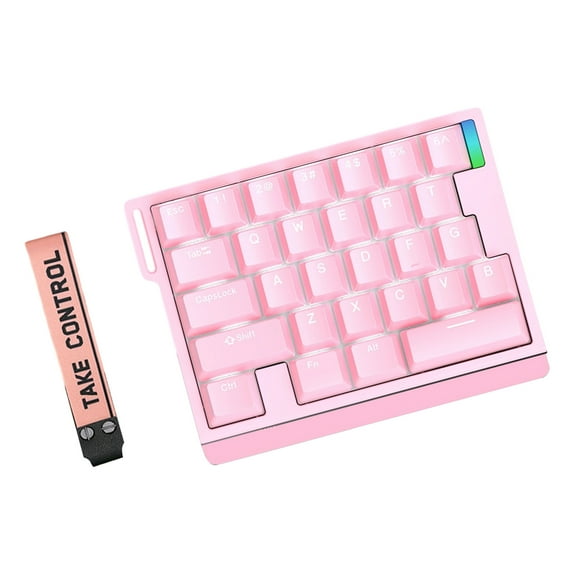 Mechanical Keyboard Hot Swappable Gaming Backlit Switches Single Handed ...