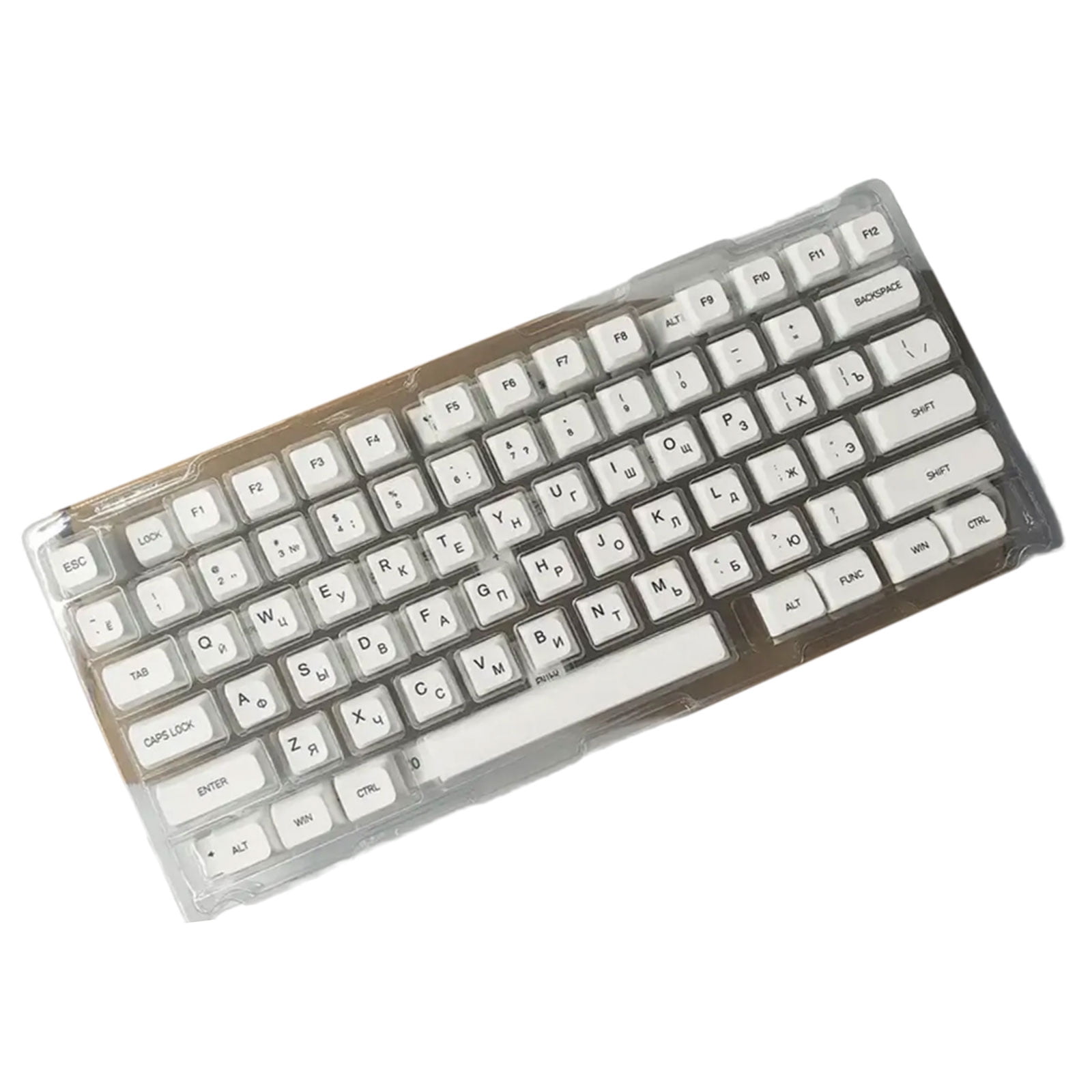 Mechanical Keyboard Keycaps Replacement 120pcs Minimalist White Keycap ...
