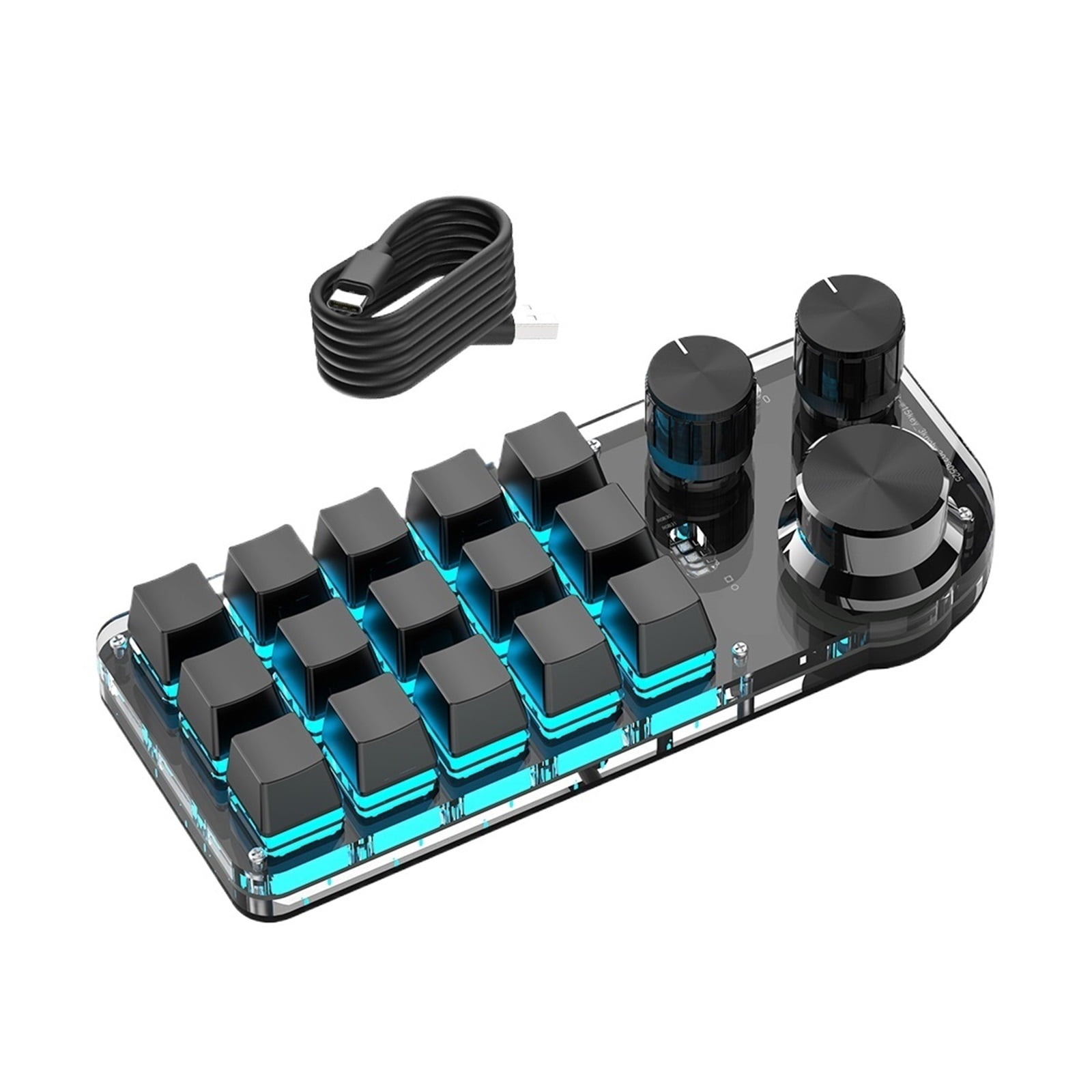 Mechanical Keyboard Mechanical Heat Exchange Macropad Gaming Keyboard ...