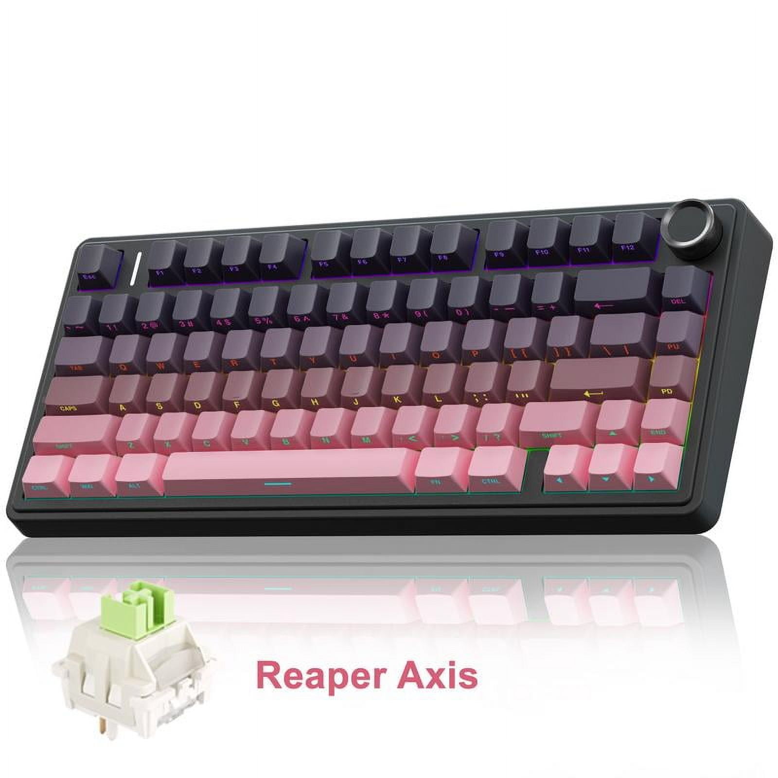 Mechanical Keyboard RGB Backlit 2.4G Wireless Bluetooth Gaming Keyboard ...