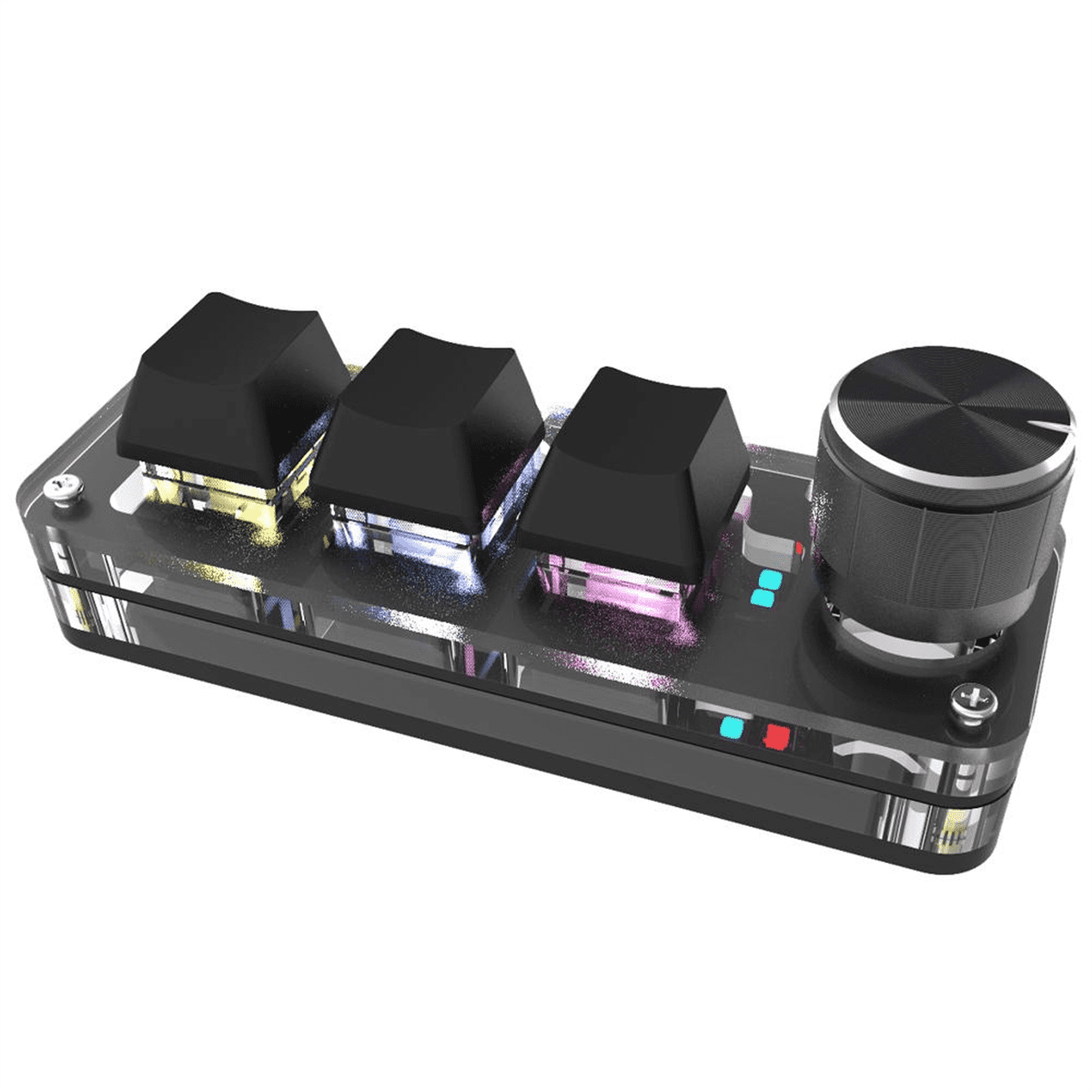 Mechanical Keyboard RGB Mini Gaming Custom Programming Red Switch 3 ...