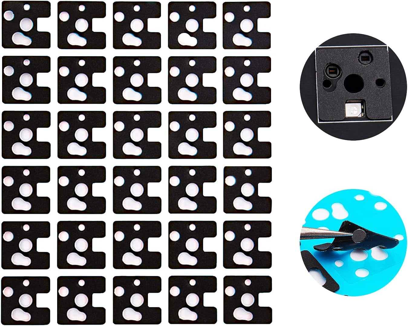 Mechanical Keyboard Switch Pads 120 Pcs Hot-Swappable Switches Muffler ...