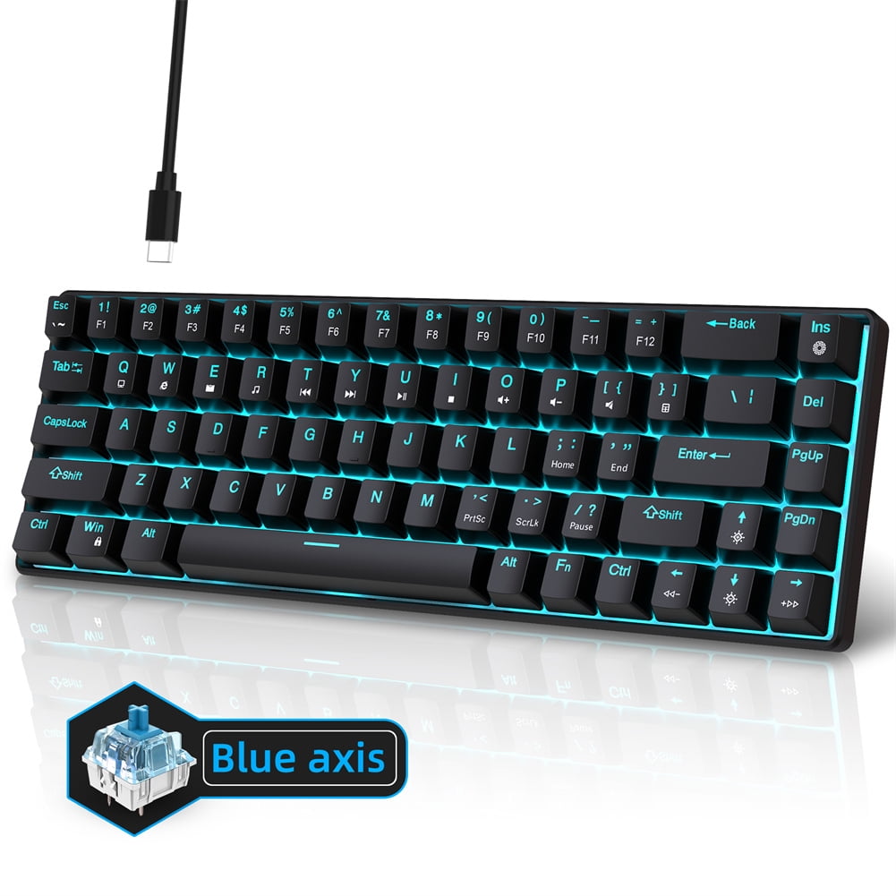 Mechanical Keyboard Wired Keyboards For Gaming Cool Lighting Hot ...