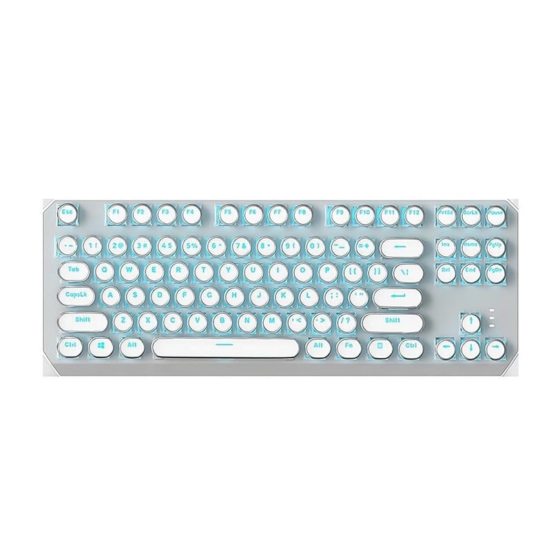 Mechanical Keyboard, Wireless Bluetooth Three-mode Keyboard, 87-key ...
