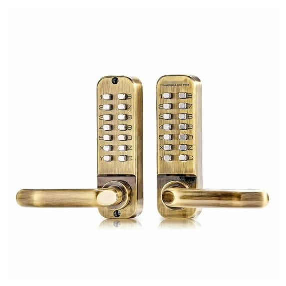 Mechanical Keyless Entry Door Lock - No Key, No Battery - Outdoor Fence ...