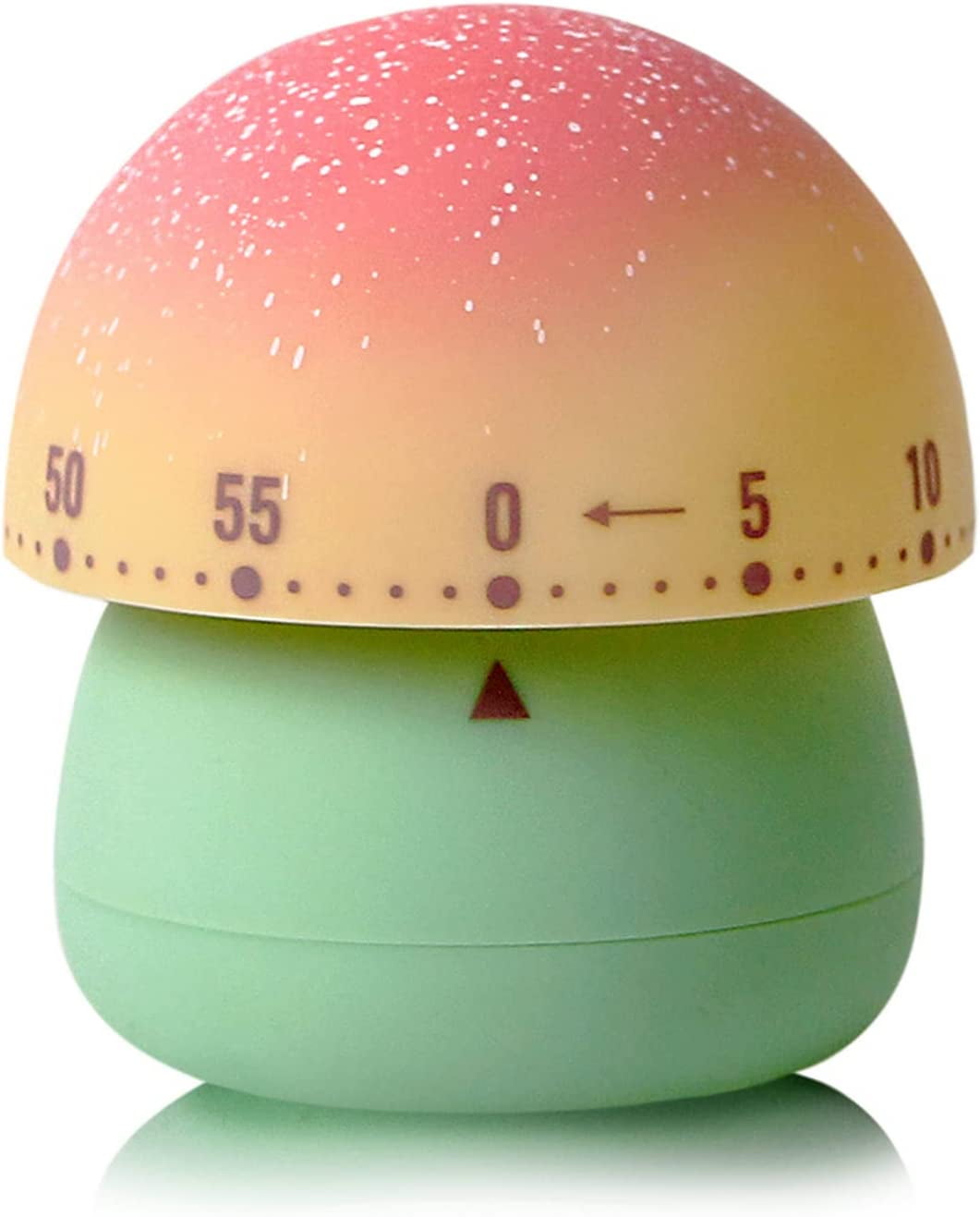 Mechanical Kitchen Timer - Cute Mushroom Wind Up 60 Minutes Manual ...