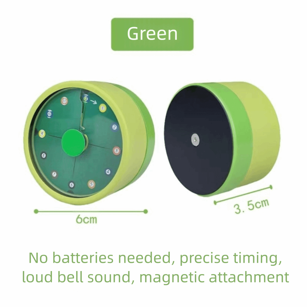 Mechanical Kitchen Timer Stainless Steel Magnetic Stand Countdown Clock ...