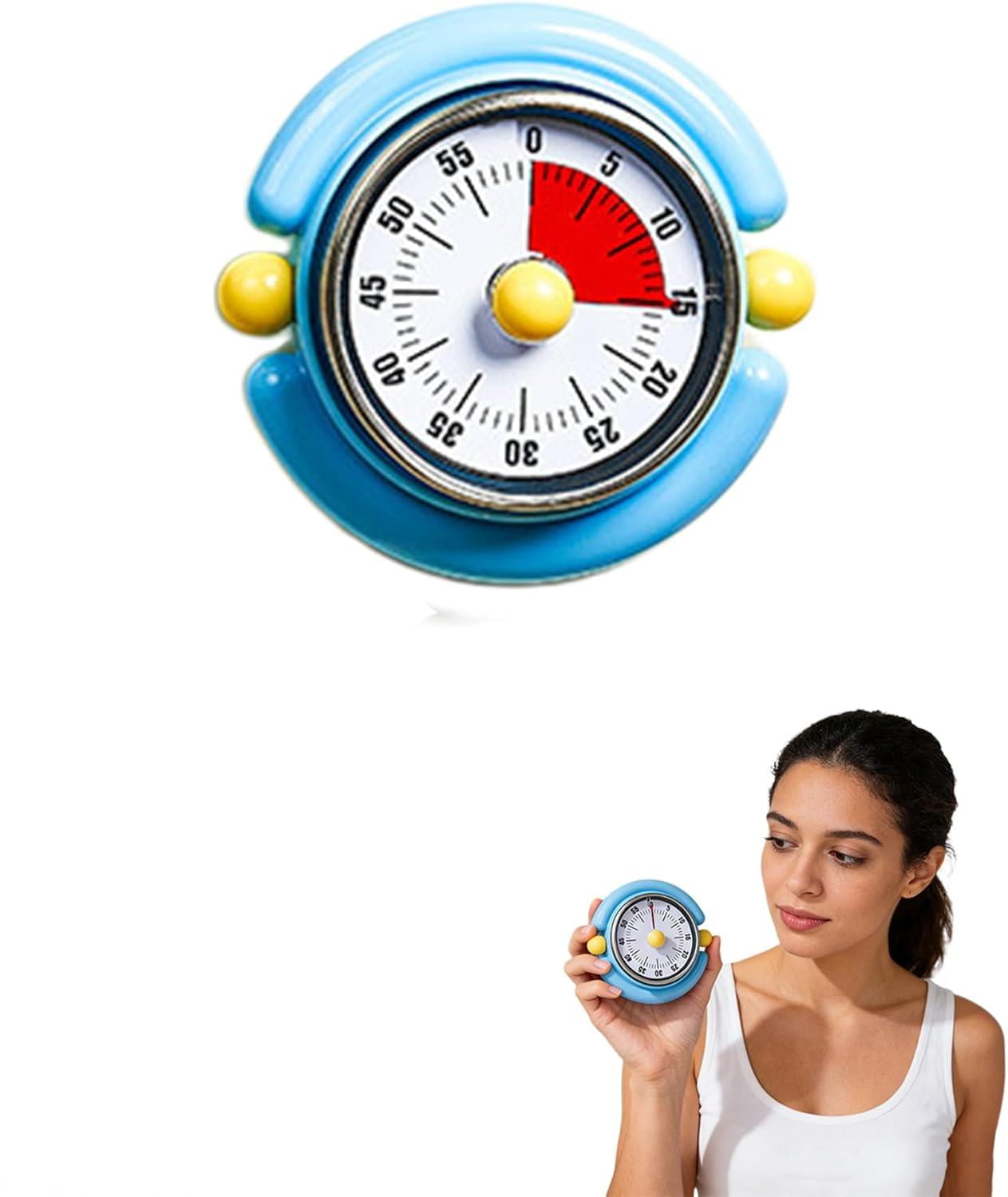 Mechanical Kitchen Timer - Visual Kitchen Cooking Timer Clock with Loud ...