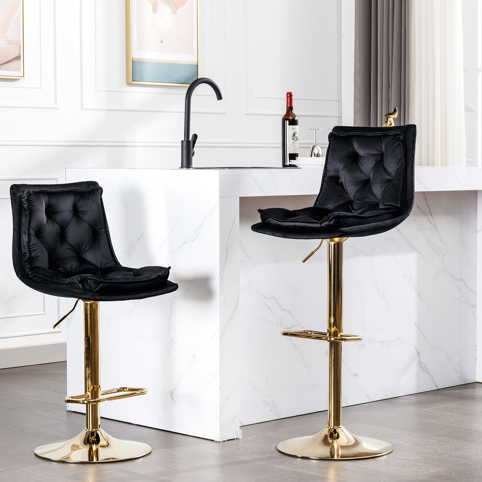 Mechanical Lifting Height Adjustable Bar Stools / Useful in Office ...
