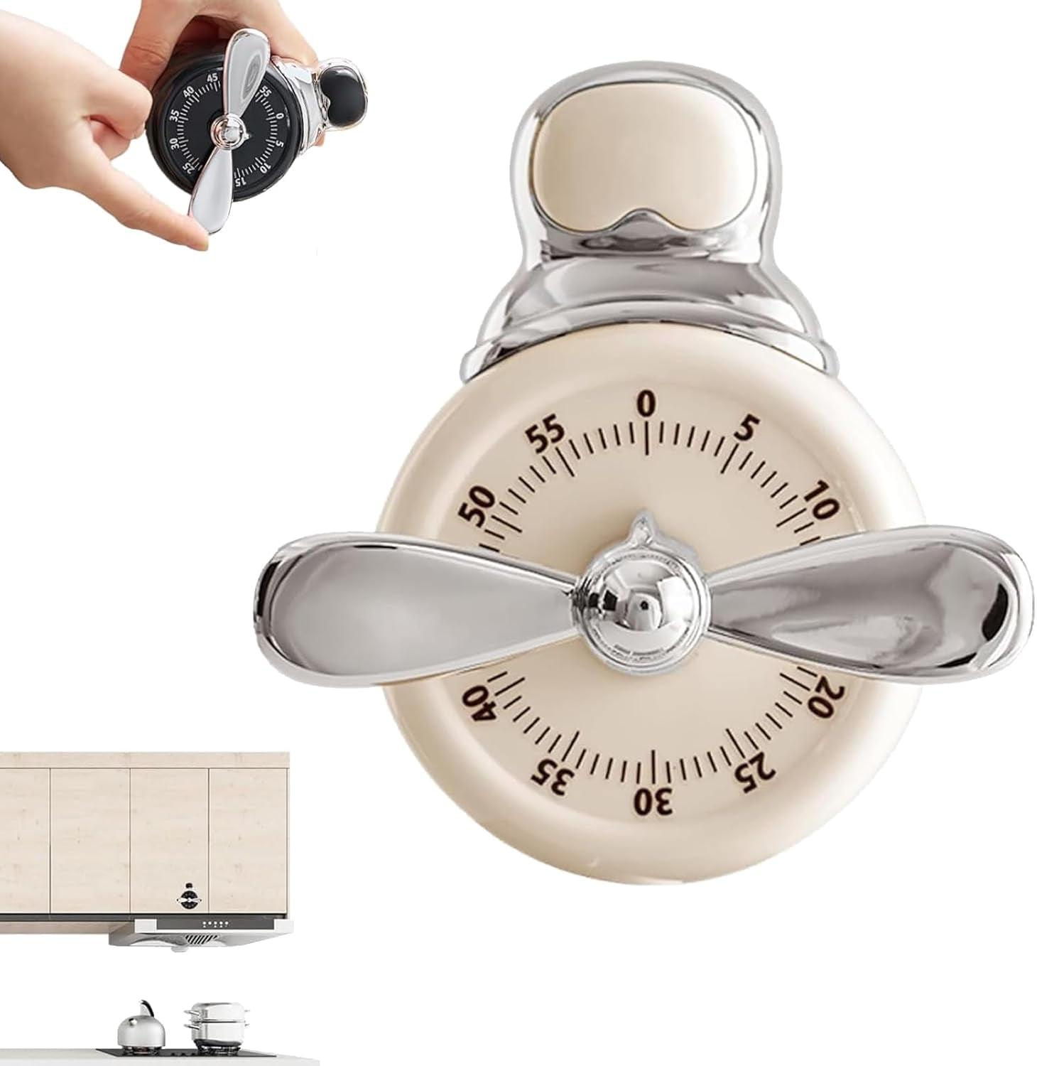 Mechanical Loud Sound Pilot, Magnetic & Battery Free with Extra Loud ...