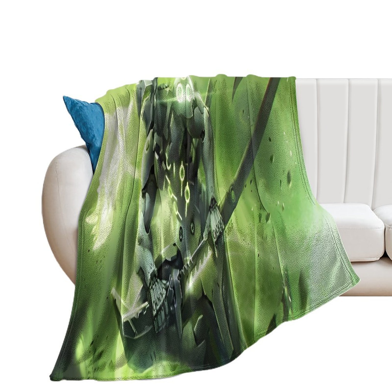 Mechanical Ninja Luxury Flannel Blanket - Super Soft Anti-Static Plush ...