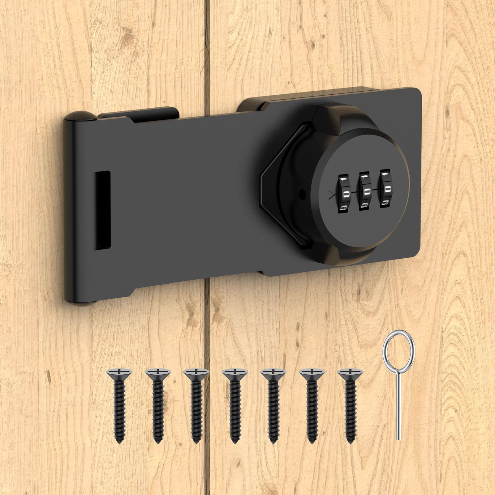 Mechanical Password Rotary Hasp Locks, Cabinet Locks with Combination ...