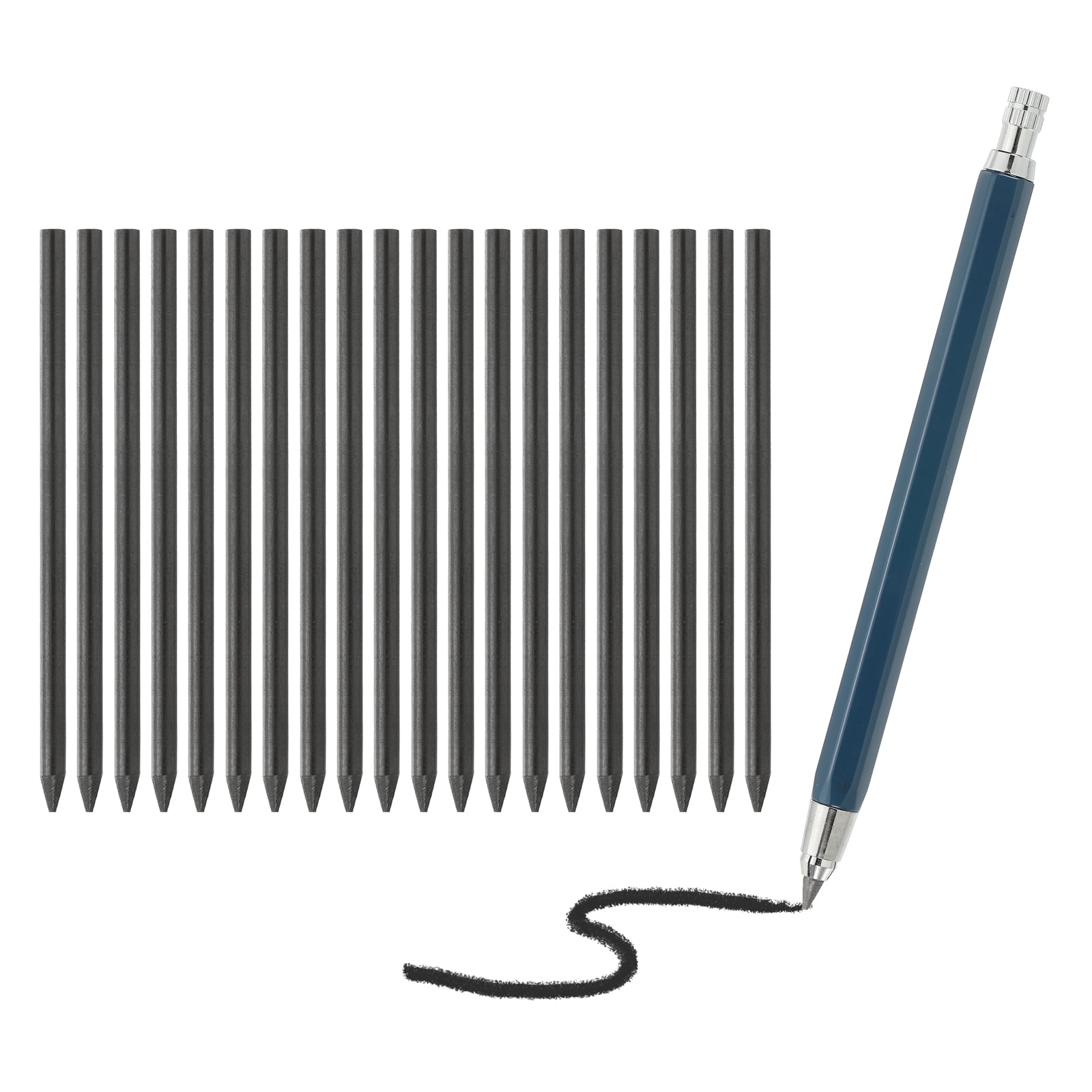 Mechanical Pencil 4.0mm, Lead Pencils Mechanical Holder Large Automatic ...