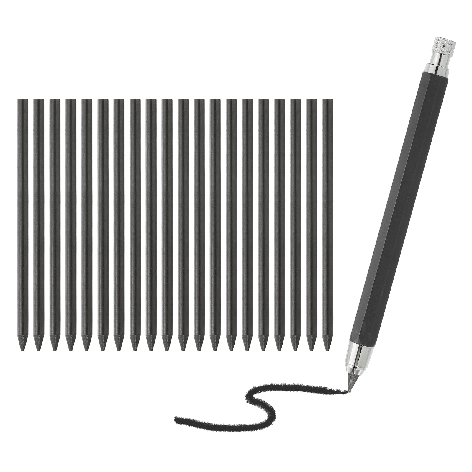 Mechanical Pencil 5.6mm, Lead Pencils Mechanical Holder Large Automatic ...