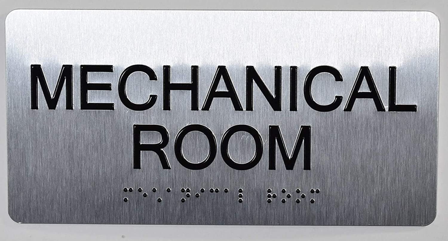 Mechanical Room Sign
